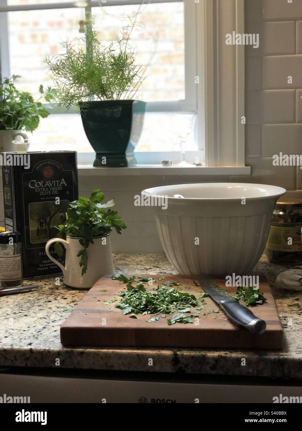 Kitchen scene hi-res stock photography and images - Alamy