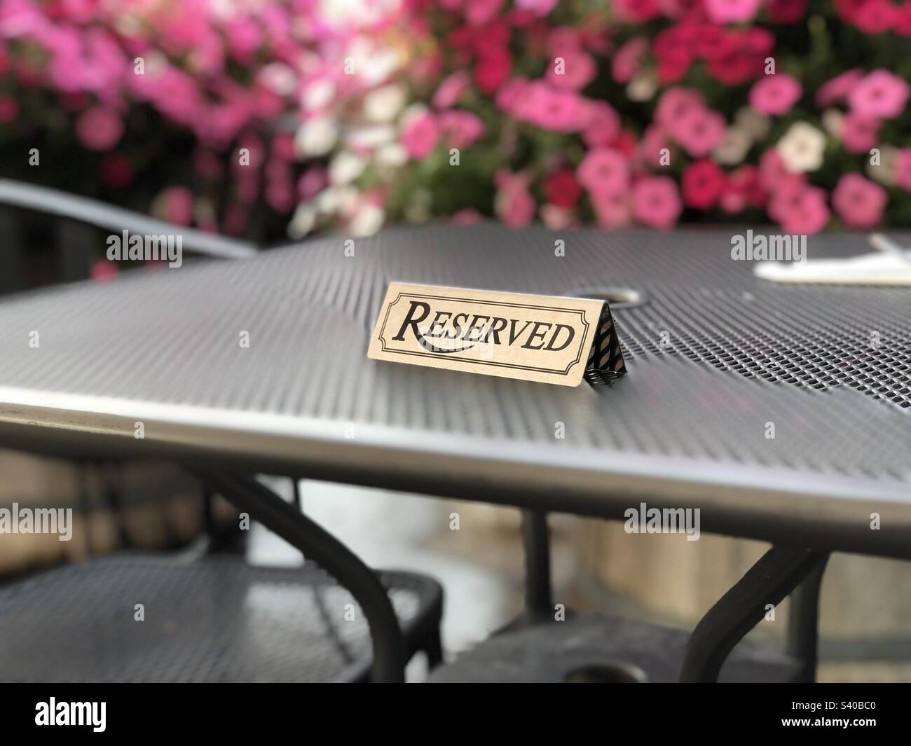 Table is reserved hi-res stock photography and images - Alamy