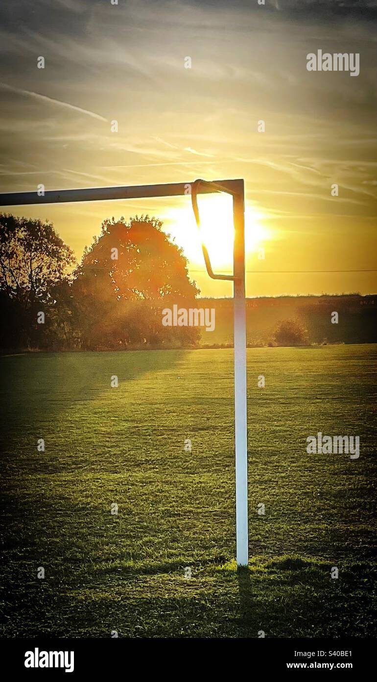 Football goalmouth hi-res stock photography and images - Alamy