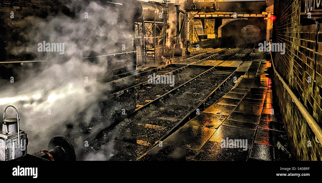 Steam fire on tracks hi-res stock photography and images - Alamy