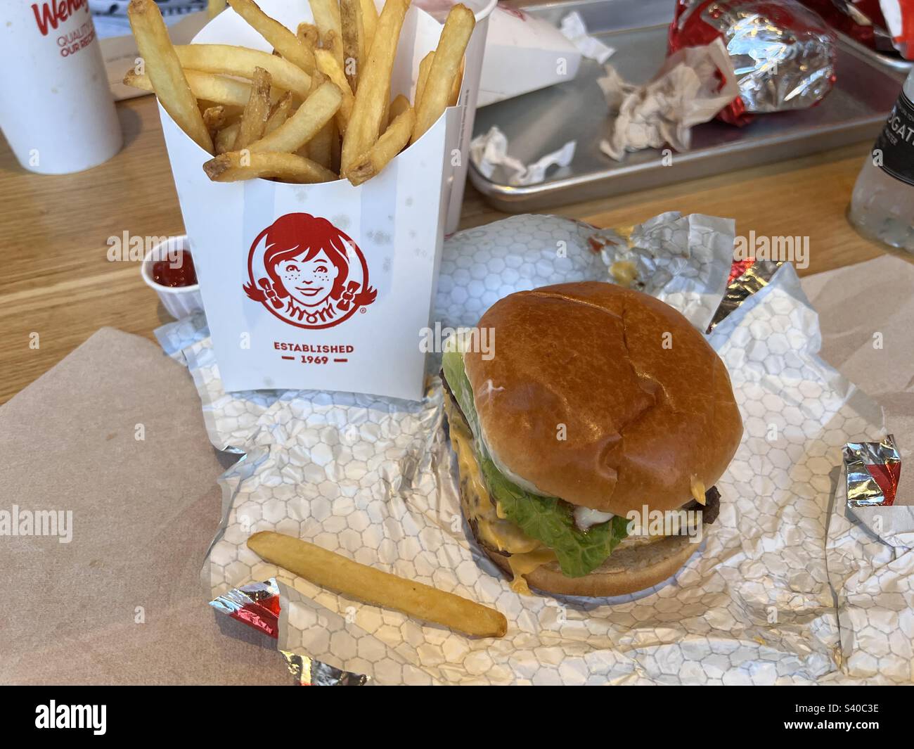 Wendy's fries hi-res stock photography and images - Alamy