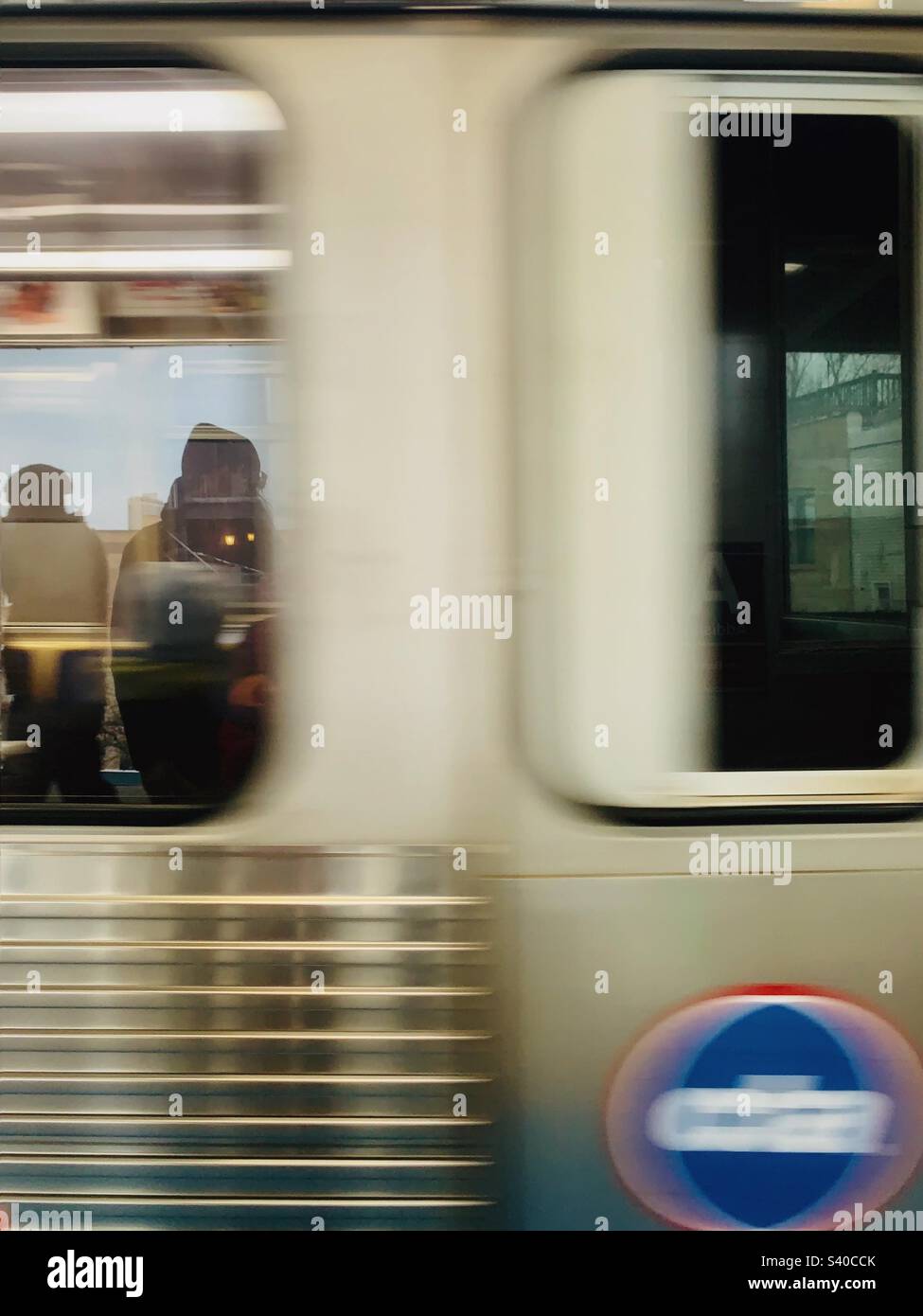 Speeding train blur Stock Photo - Alamy