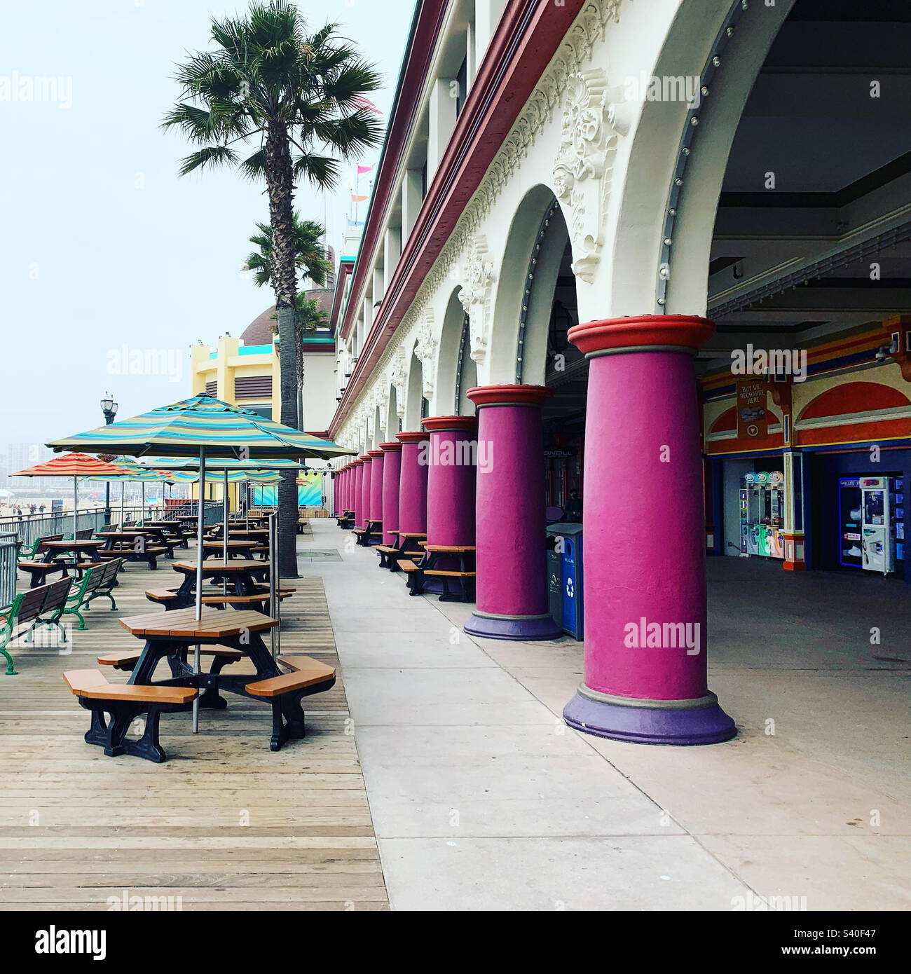 June, 2022, Casino Arcade, Cruz Beach Boardwalk, Santa Cruz, California ...