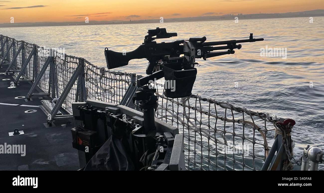 Warship at sea hi-res stock photography and images - Alamy
