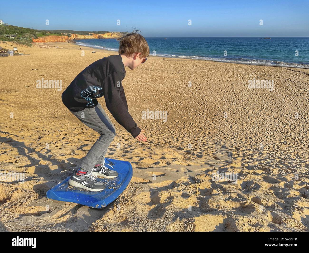 Surfing on sand hi-res stock photography and images - Alamy
