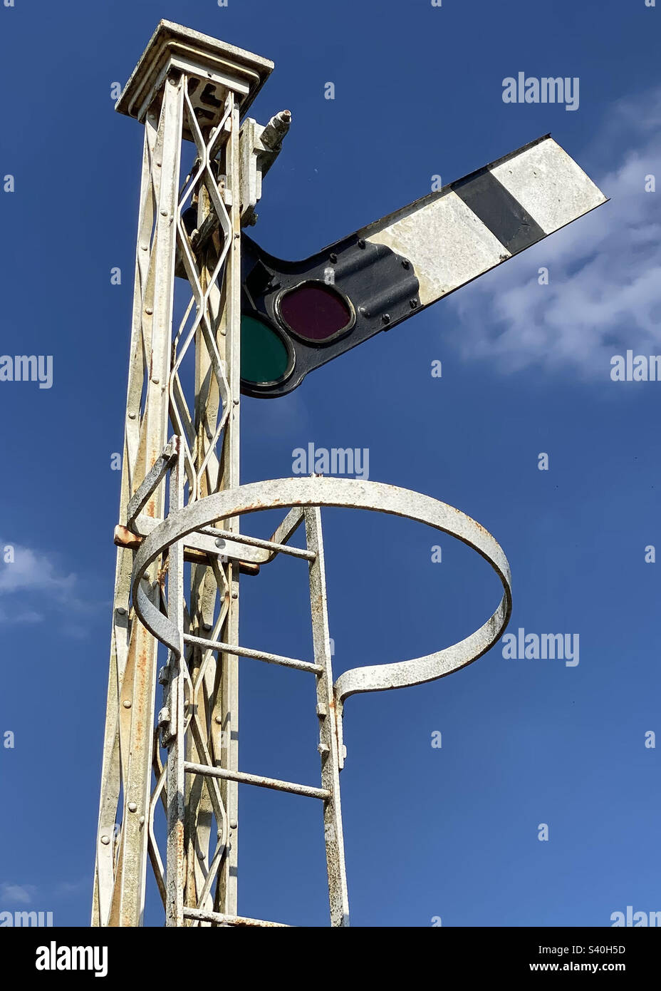 Old railway signal hi-res stock photography and images - Alamy