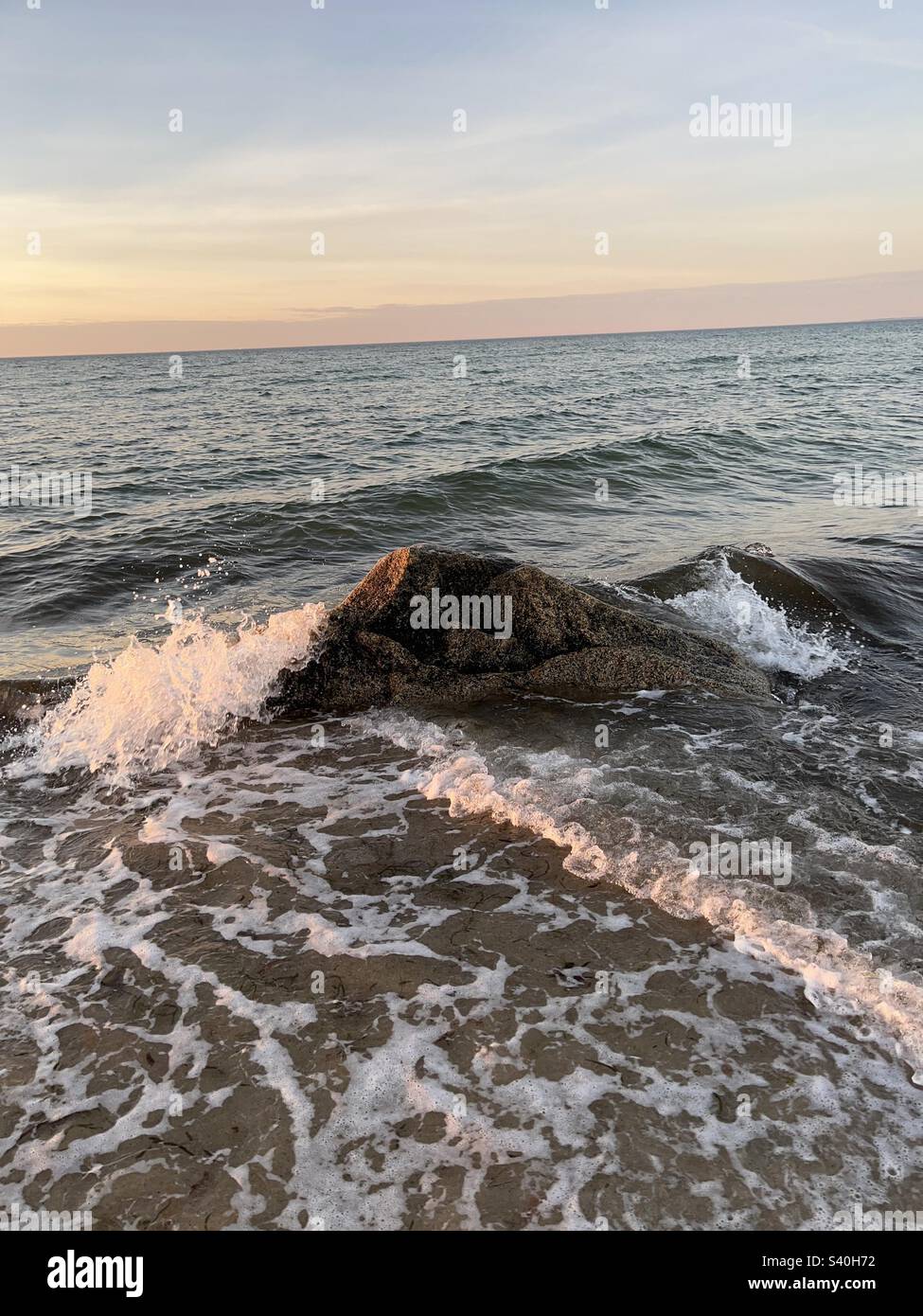 Waves lapping in hi-res stock photography and images - Alamy