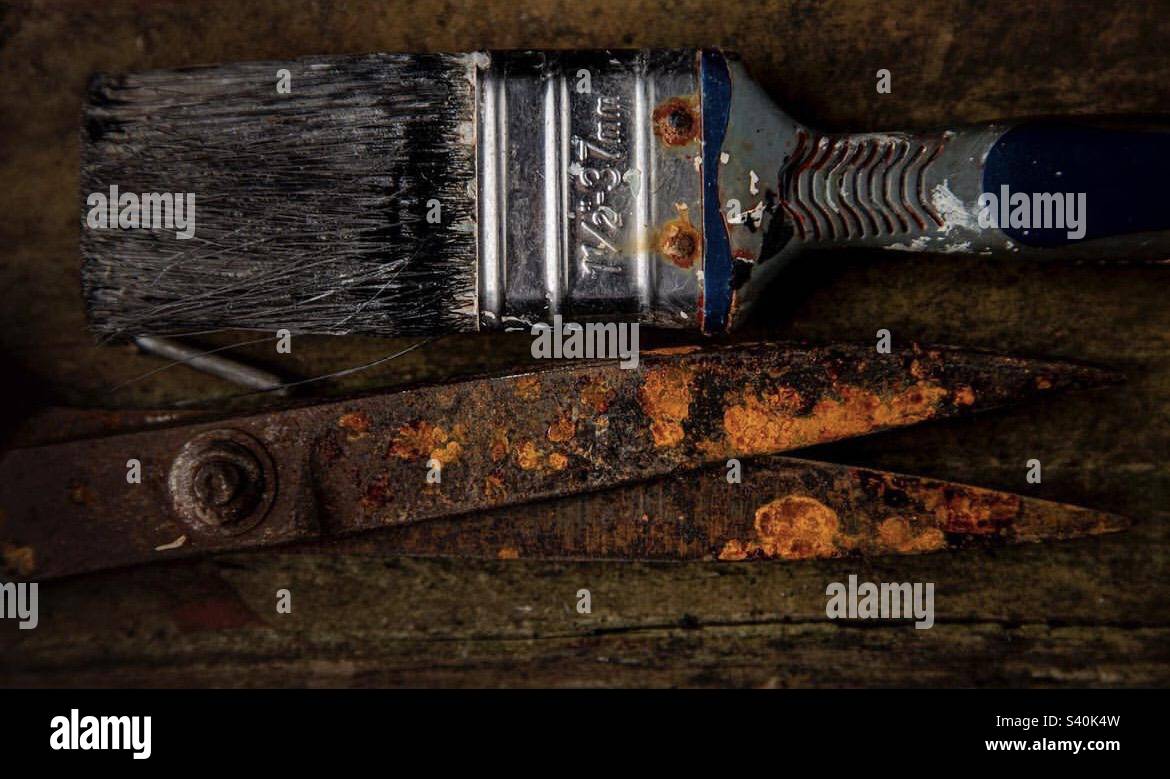 Rusty tools hi-res stock photography and images - Alamy