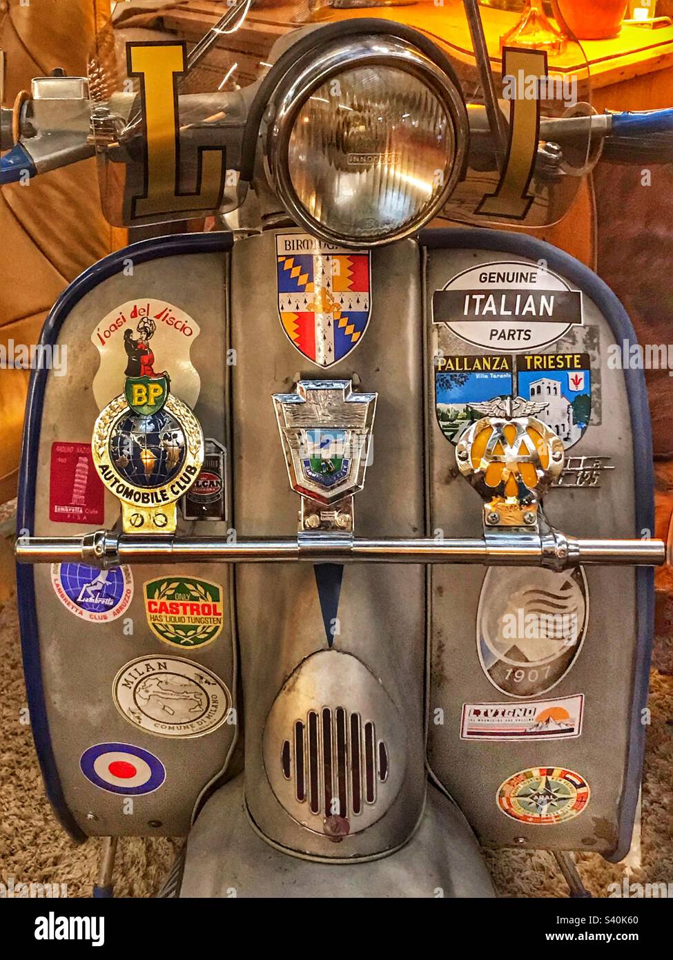 Lambretta LI 125 scooter - 1960s Italian classic favored by the UK Mod ...