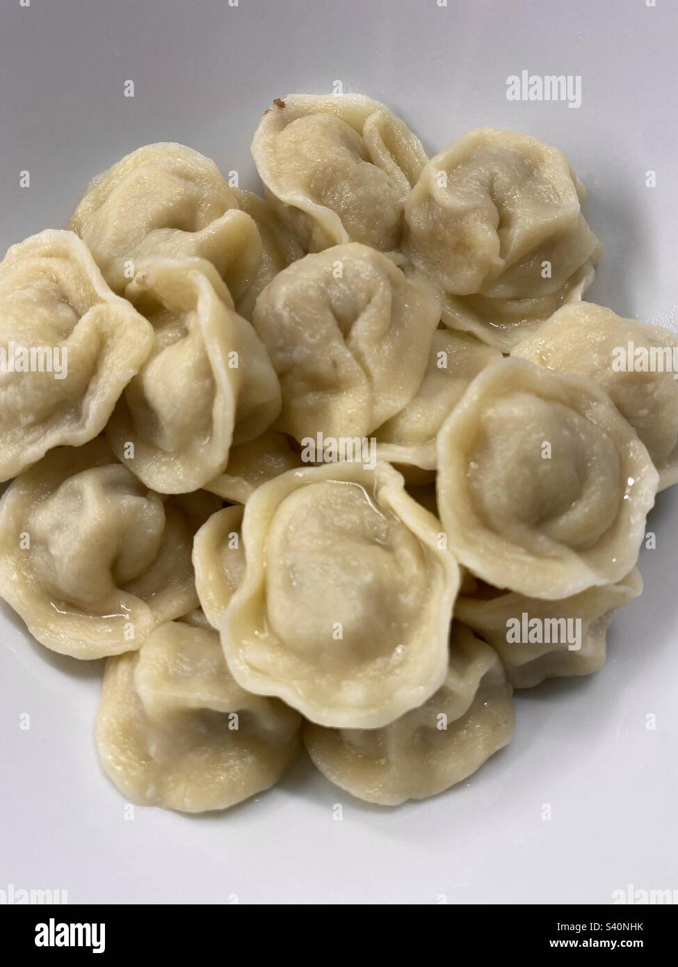 Portion of cooked dumplings Stock Photo - Alamy