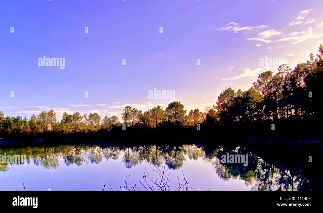 Silhouette and reflections hi-res stock photography and images - Alamy