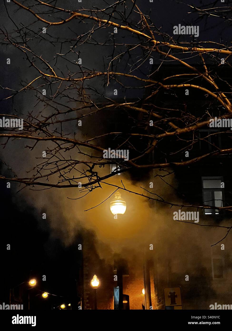 Gloomy night hi-res stock photography and images - Alamy