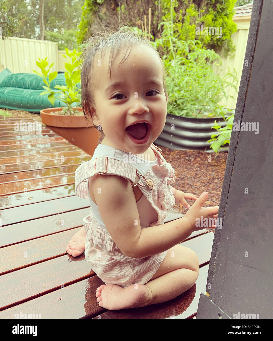 Baby in nature hi-res stock photography and images - Alamy