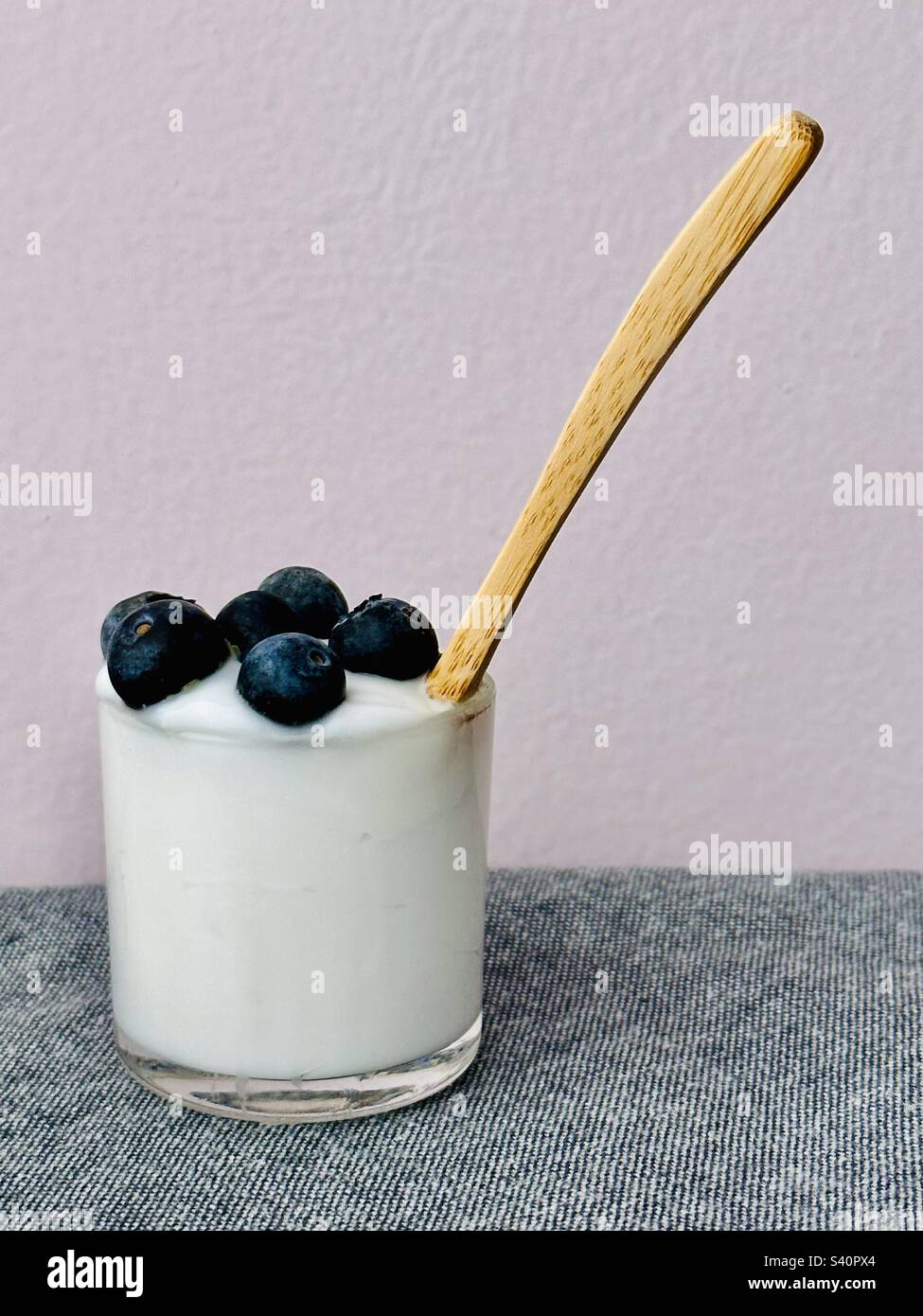 Bio yoghurt breakfast hi-res stock photography and images - Alamy