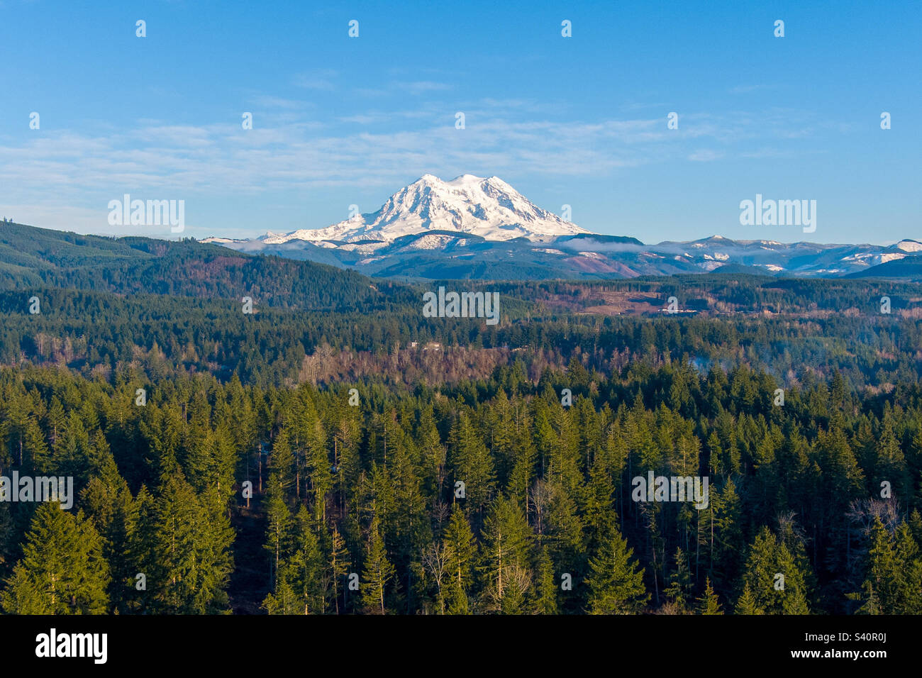 Mount Rainier in December 2022 Stock Photo - Alamy