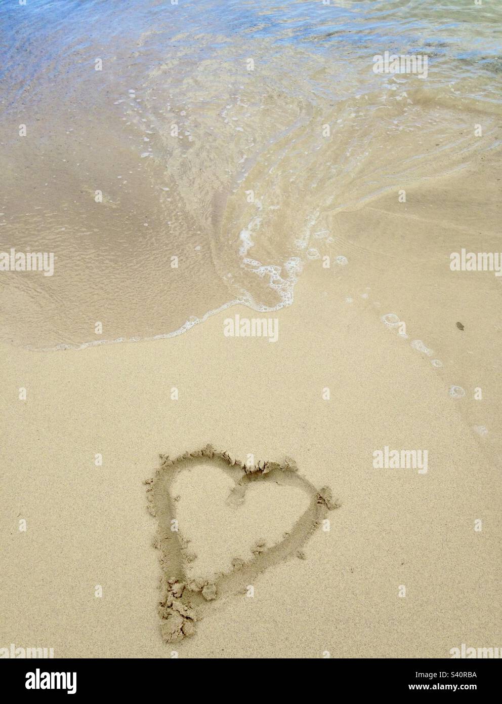 Shore heart hi-res stock photography and images - Alamy