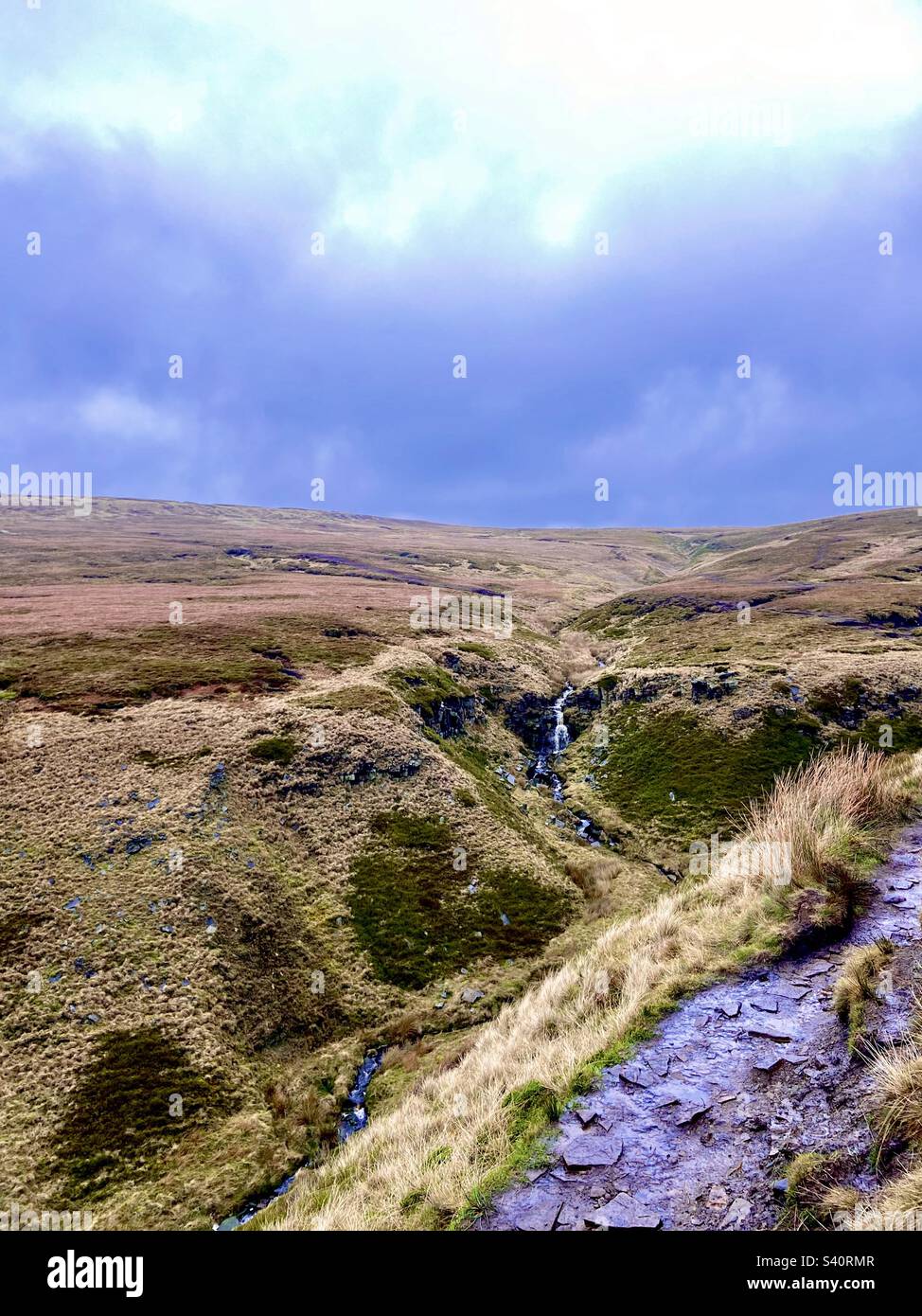 Snake pass peak district waterfall hi-res stock photography and images ...