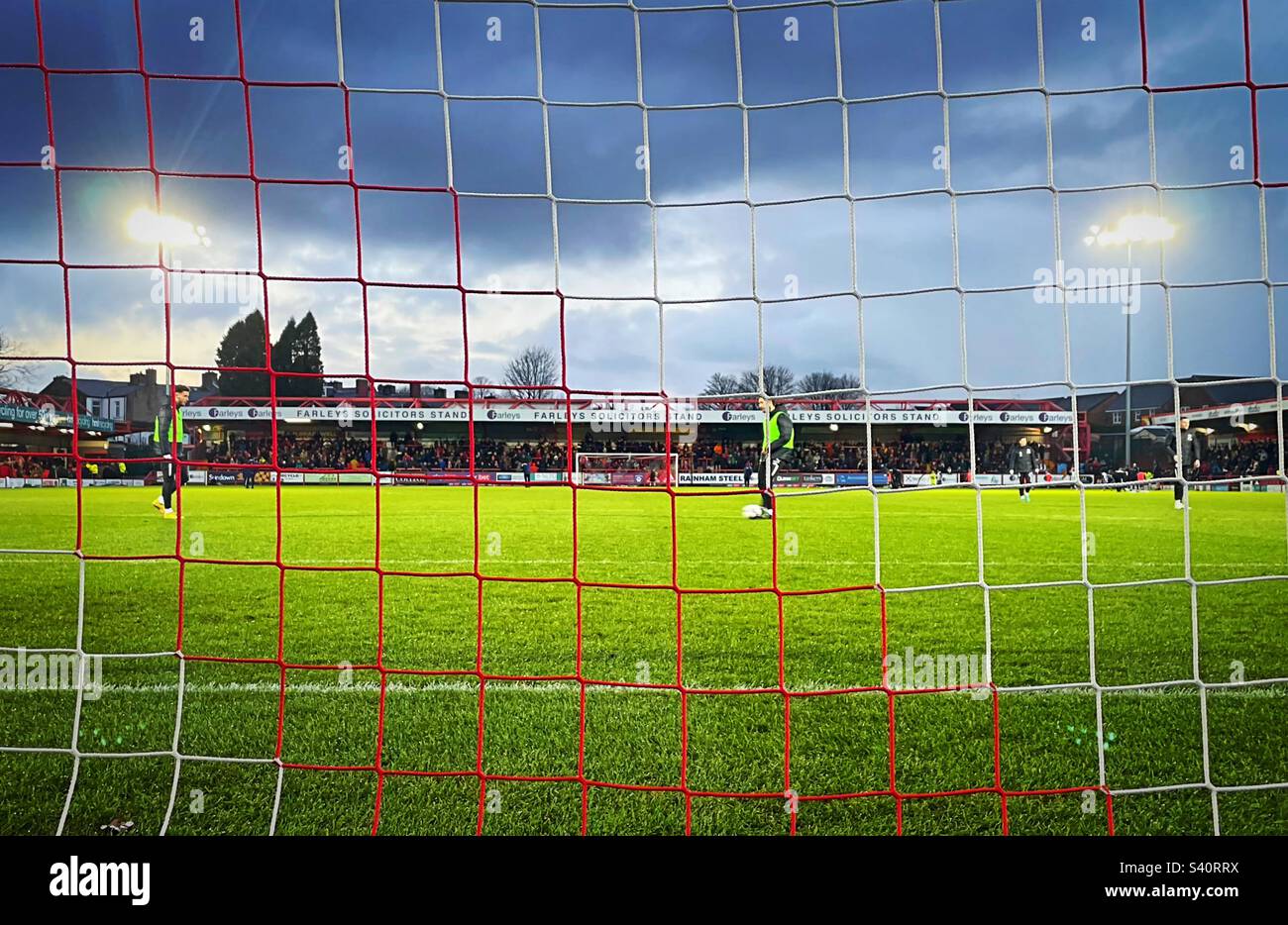 Wham Stadium - home of Accrington Stanley Football Club. View from ...