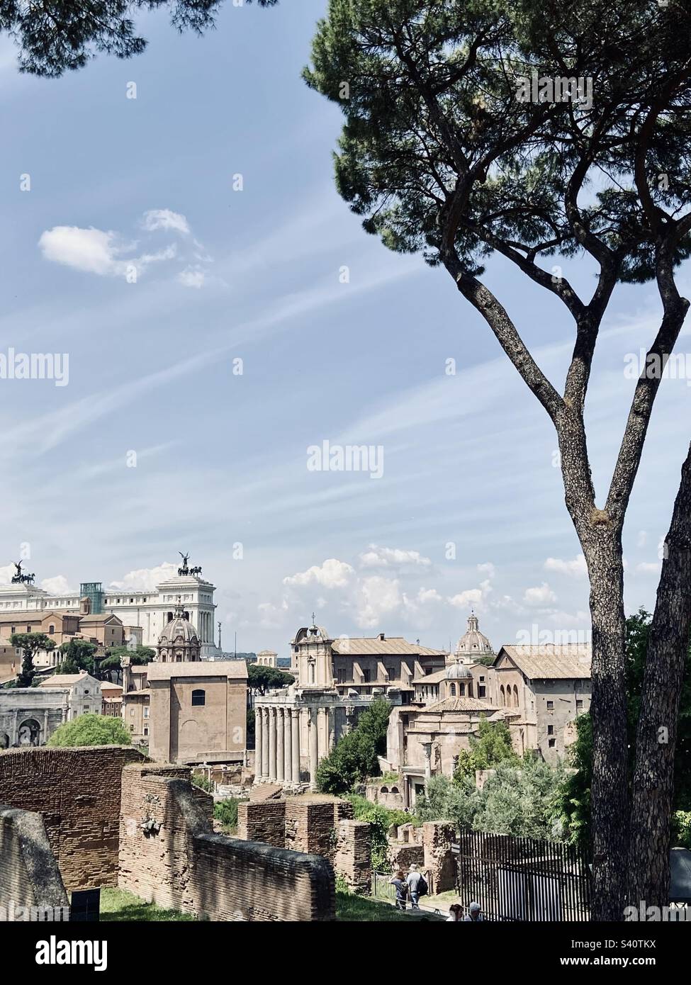 Ancient buildings in Rome Stock Photo - Alamy