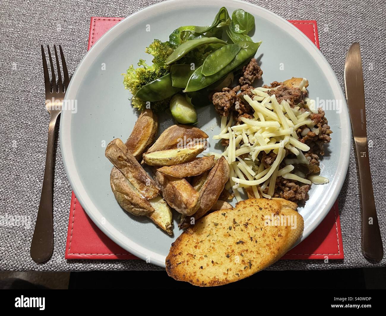 Dinner is served Stock Photo - Alamy