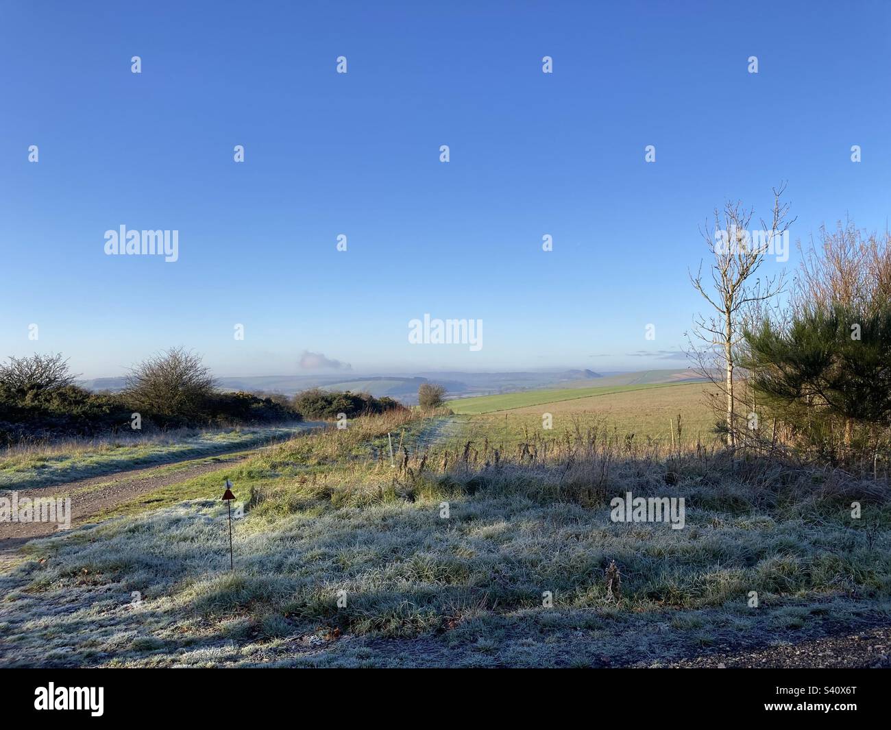 Downland track hi-res stock photography and images - Alamy