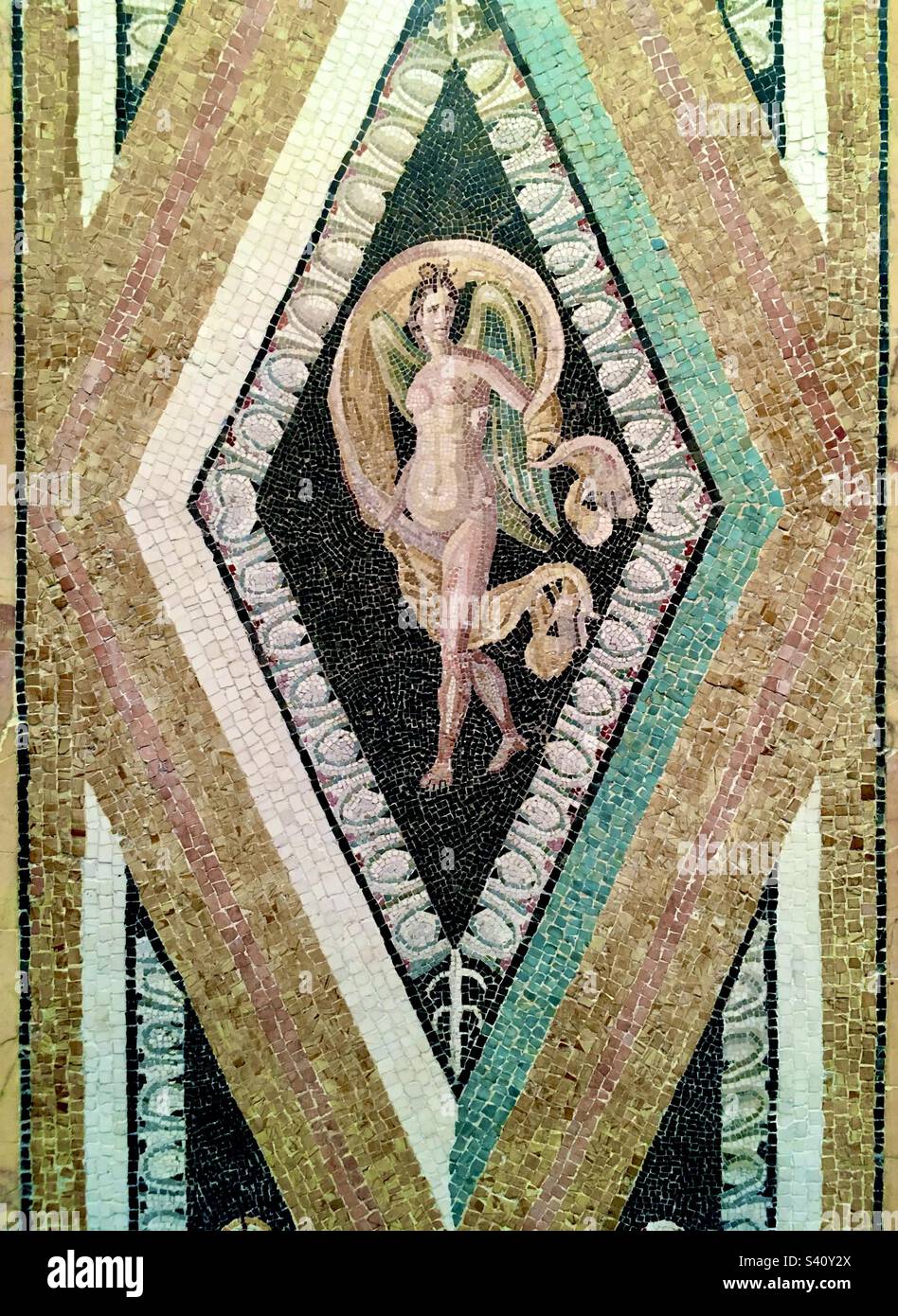 Roman mosaic woman hi-res stock photography and images - Alamy