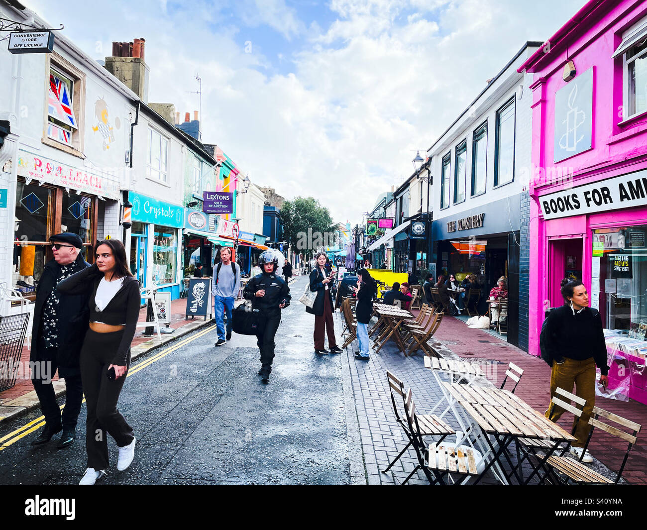 The Lanes, Brighton Stock Photo - Alamy
