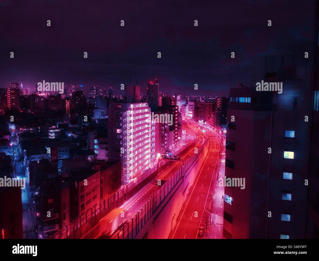 Cyberpunk japan hi-res stock photography and images - Alamy