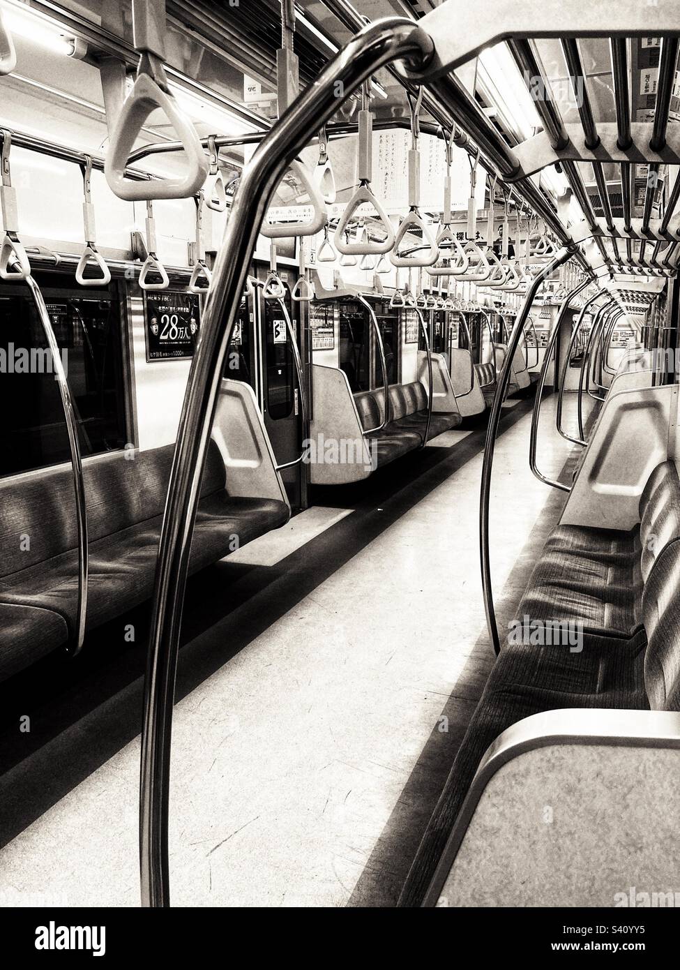 Empty car train hi-res stock photography and images - Alamy