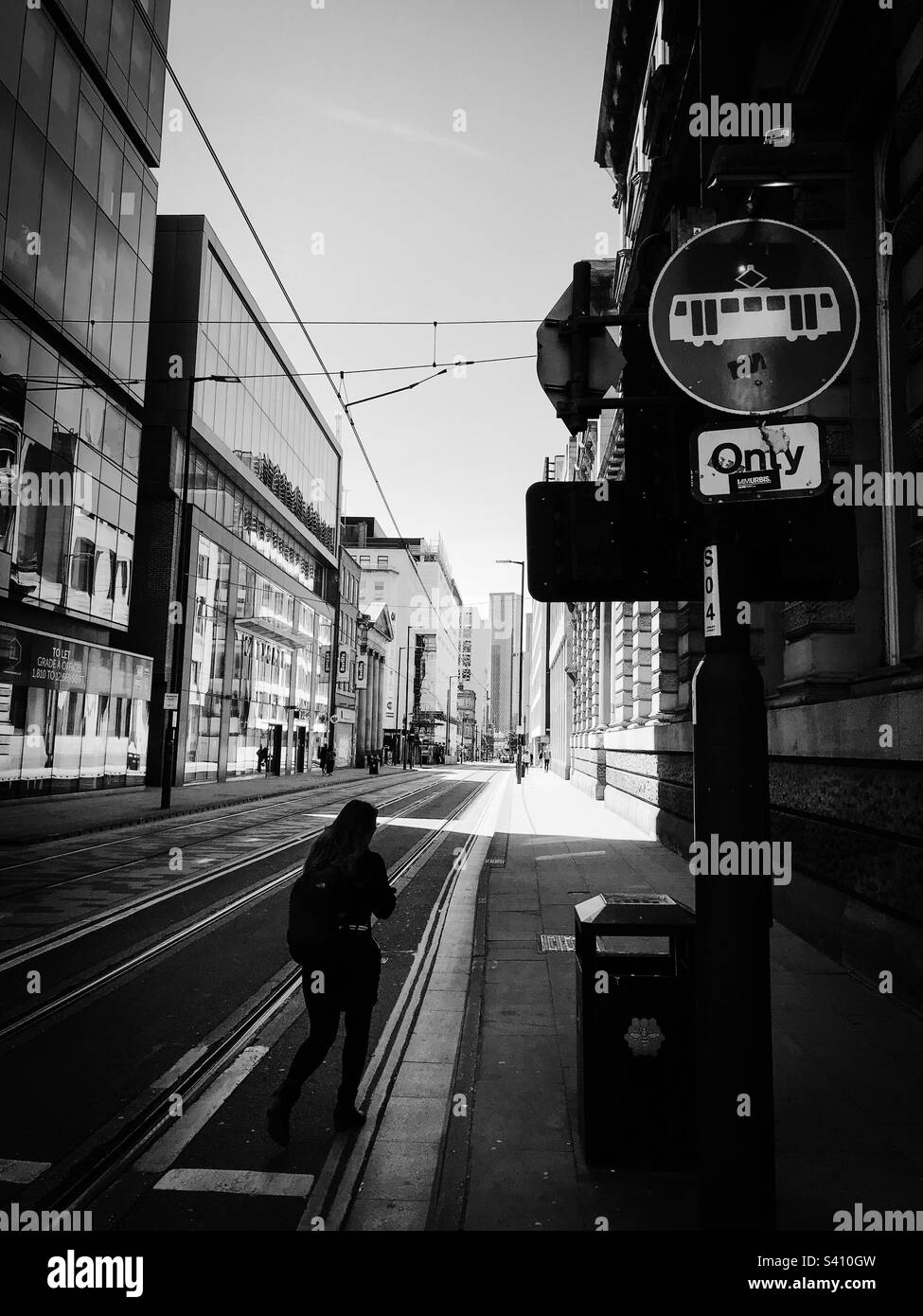Mosley street, Manchester Stock Photo - Alamy