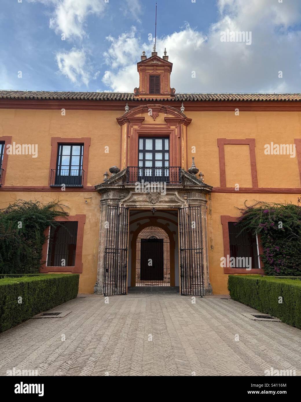 Orange Castle Room Stock Photo - Alamy