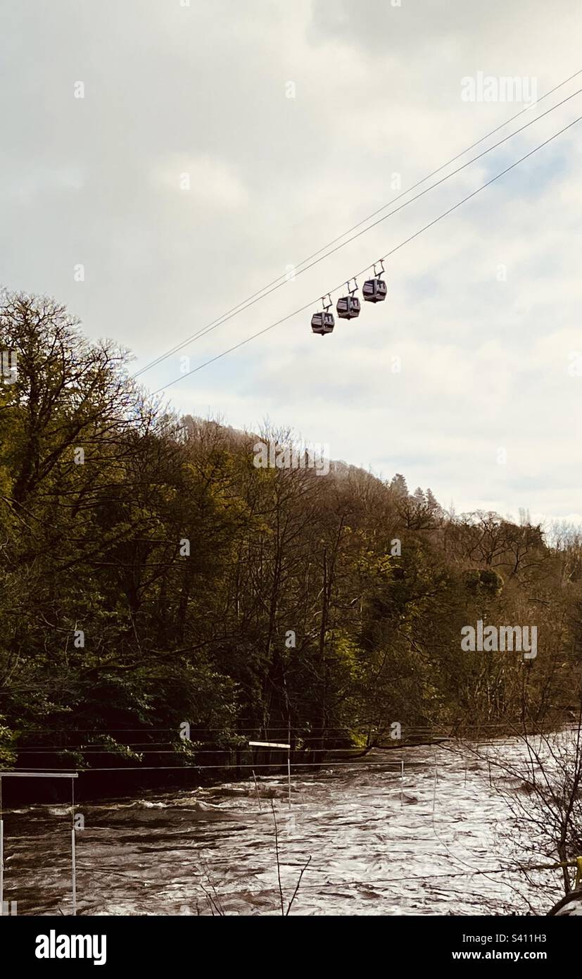 Heights of abraham cable cars hi-res stock photography and images - Alamy
