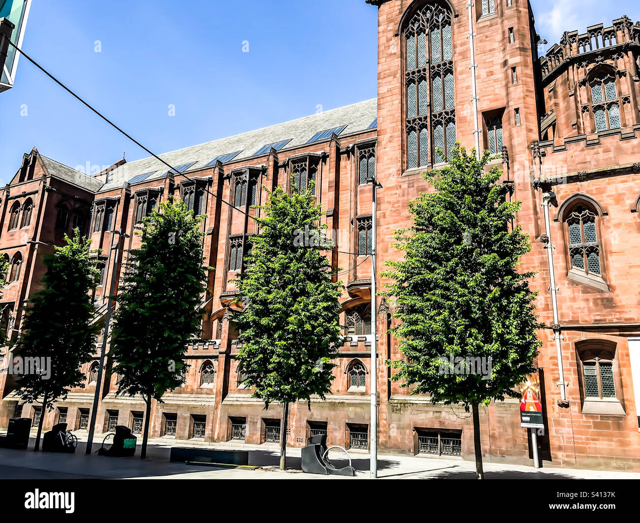 John Ryland library, Manchester Stock Photo - Alamy