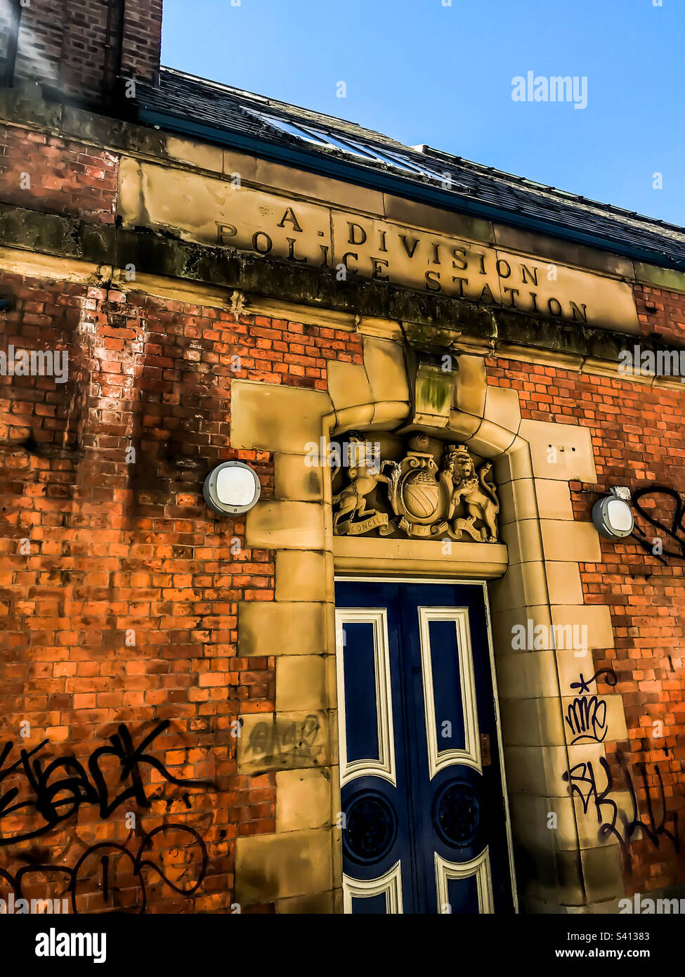 Old police station manchester hi-res stock photography and images - Alamy