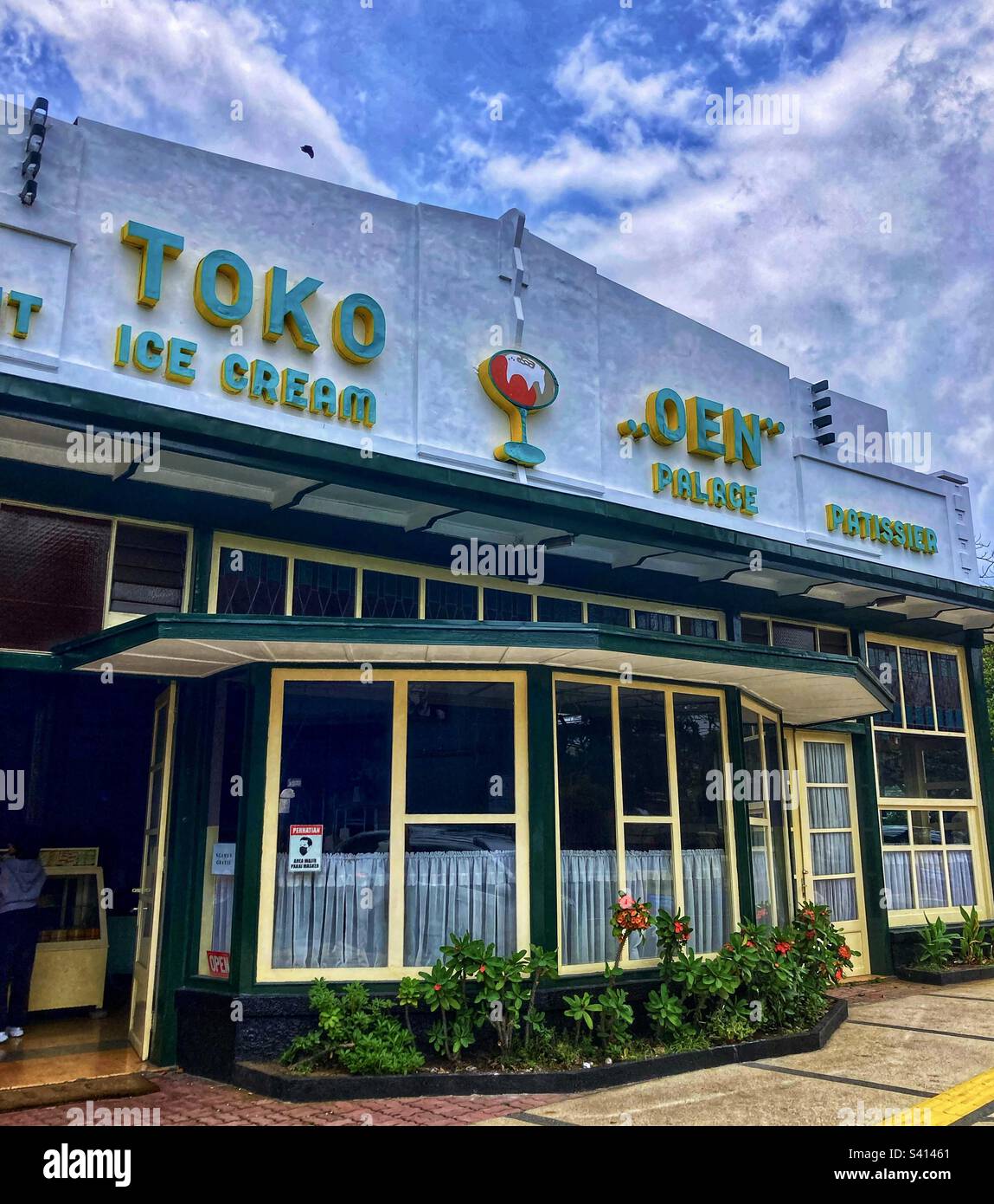 Took oen cafe in Malang East Java Indonesia, dates back from Dutch rule ...