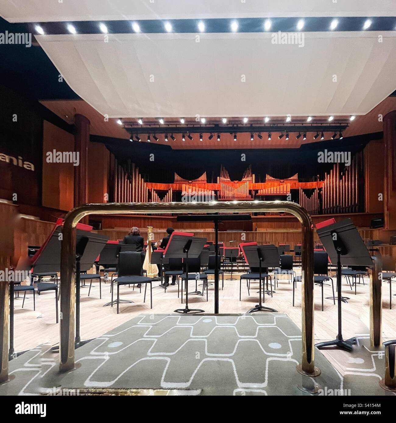 Conductor’s platform or rostrum at the Royal Festival Hall, London ...