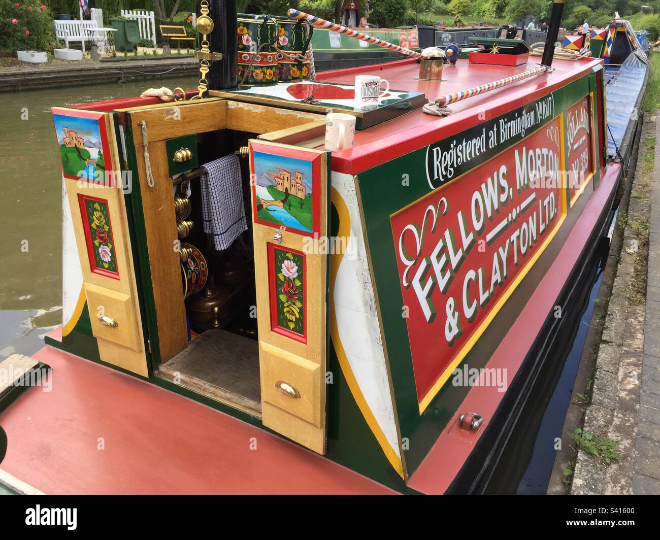 Narrow Boats on the canal, Stoke Bruerne, Towcester, June 2017, Pic 28 ...