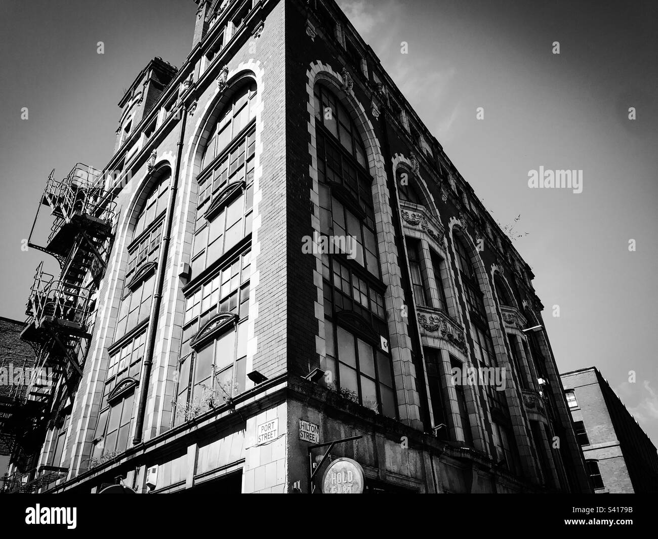 Manchester the northern quarter Black and White Stock Photos & Images ...