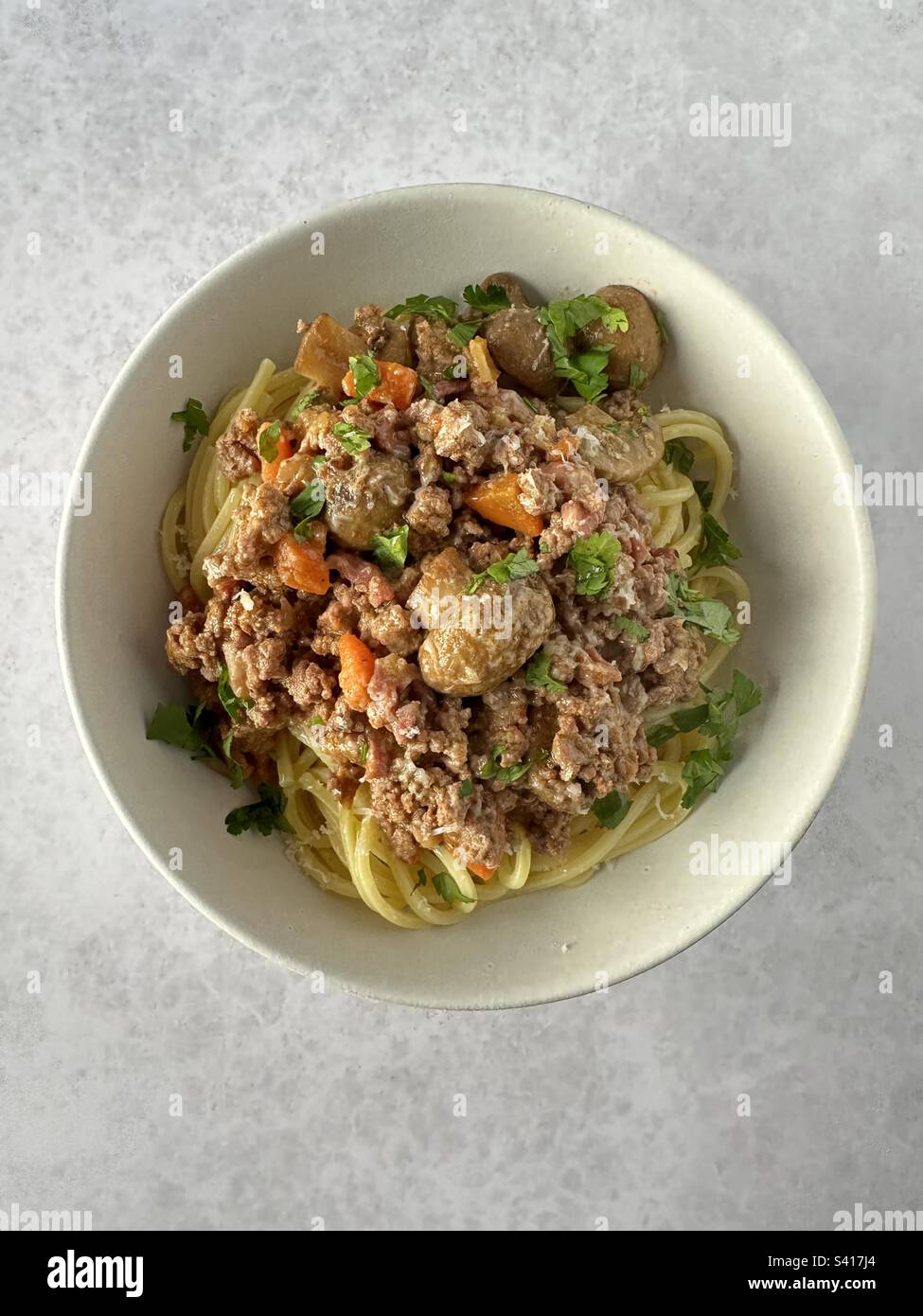Mushroom bolognese hi-res stock photography and images - Alamy