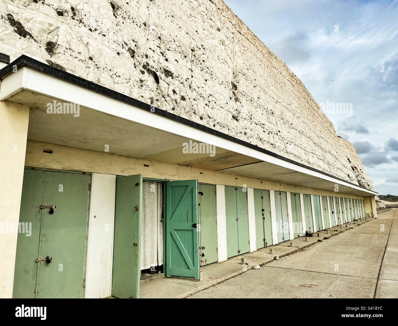 Rottingdean beach huts, Sussex Stock Photo - Alamy