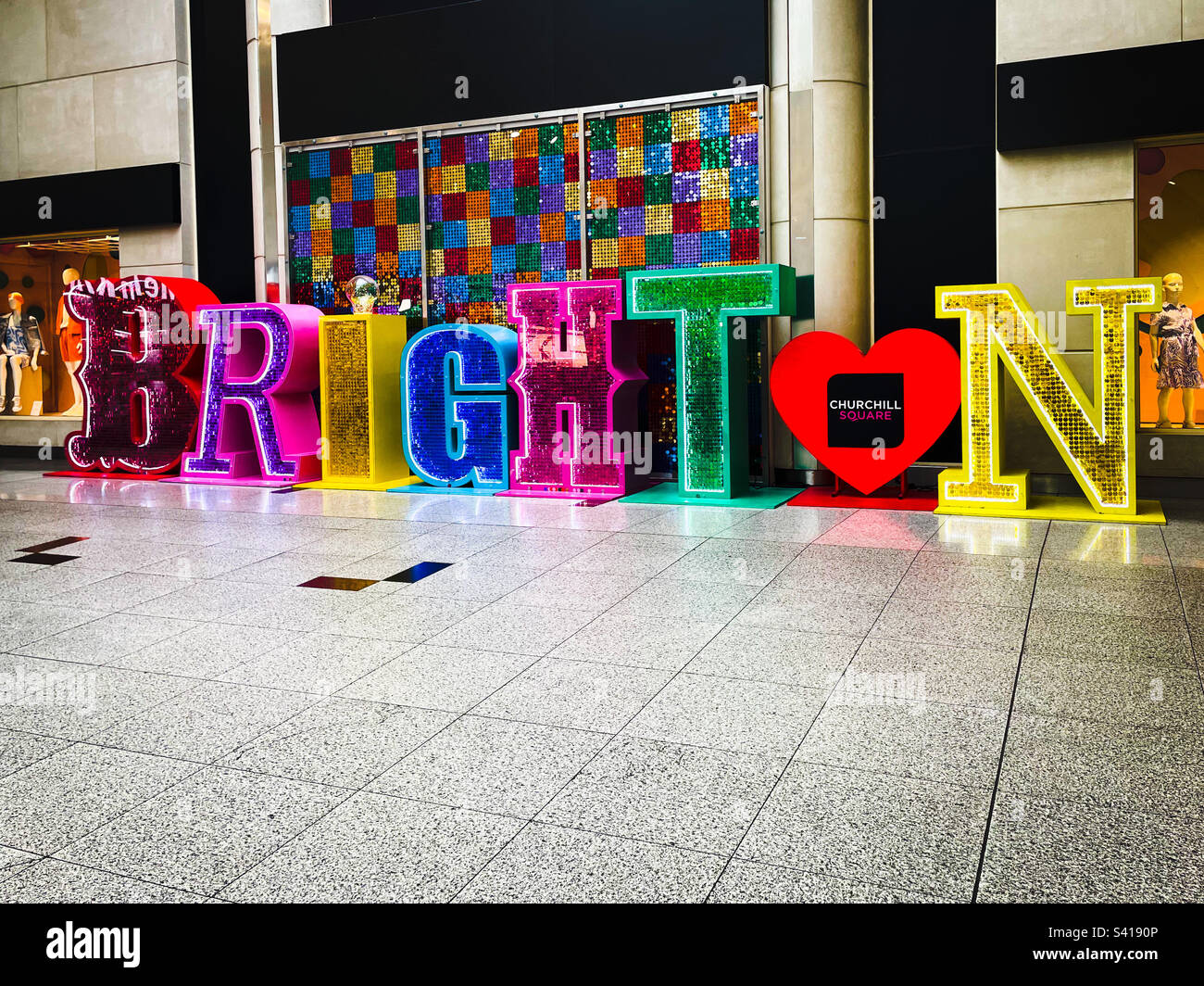 Brighton in colours Stock Photo - Alamy