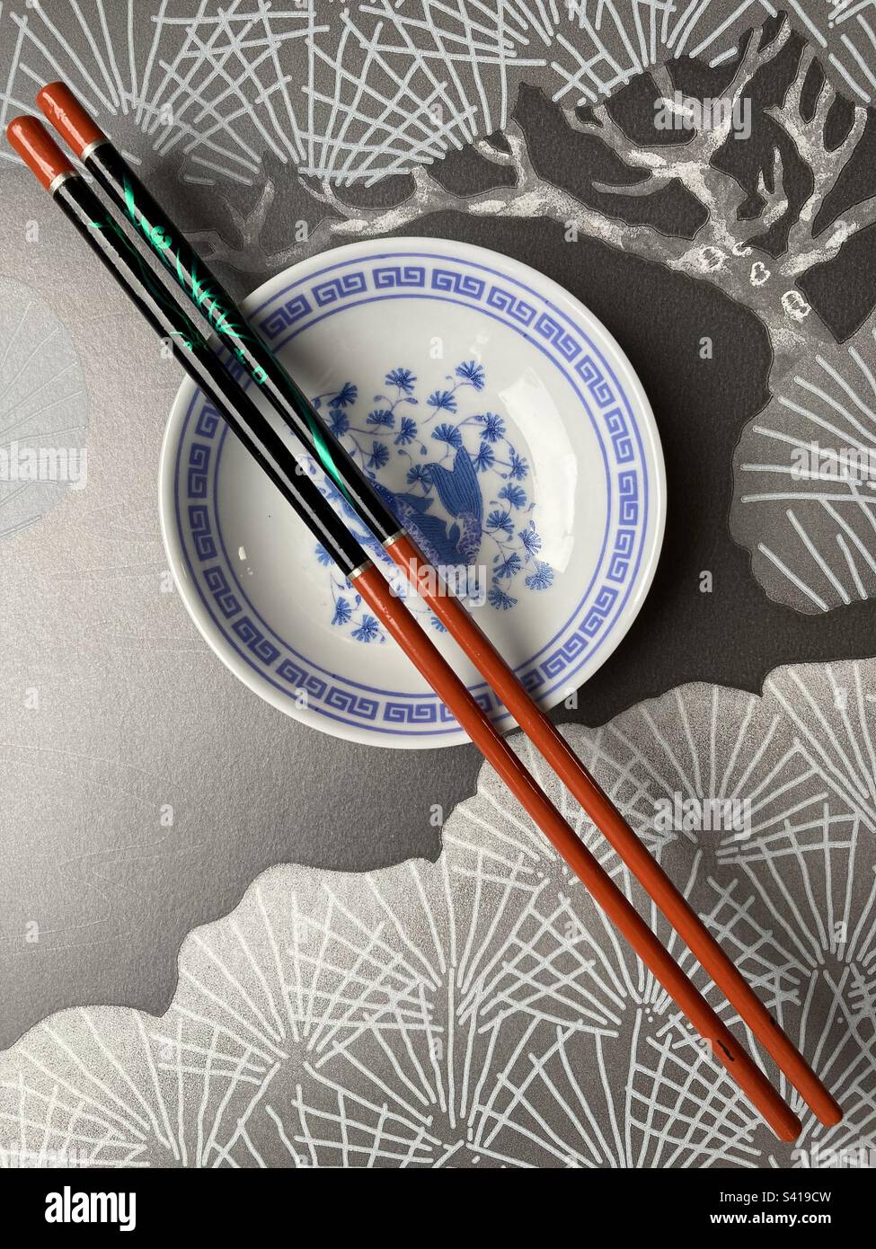 Chinese dish top view hi-res stock photography and images - Alamy