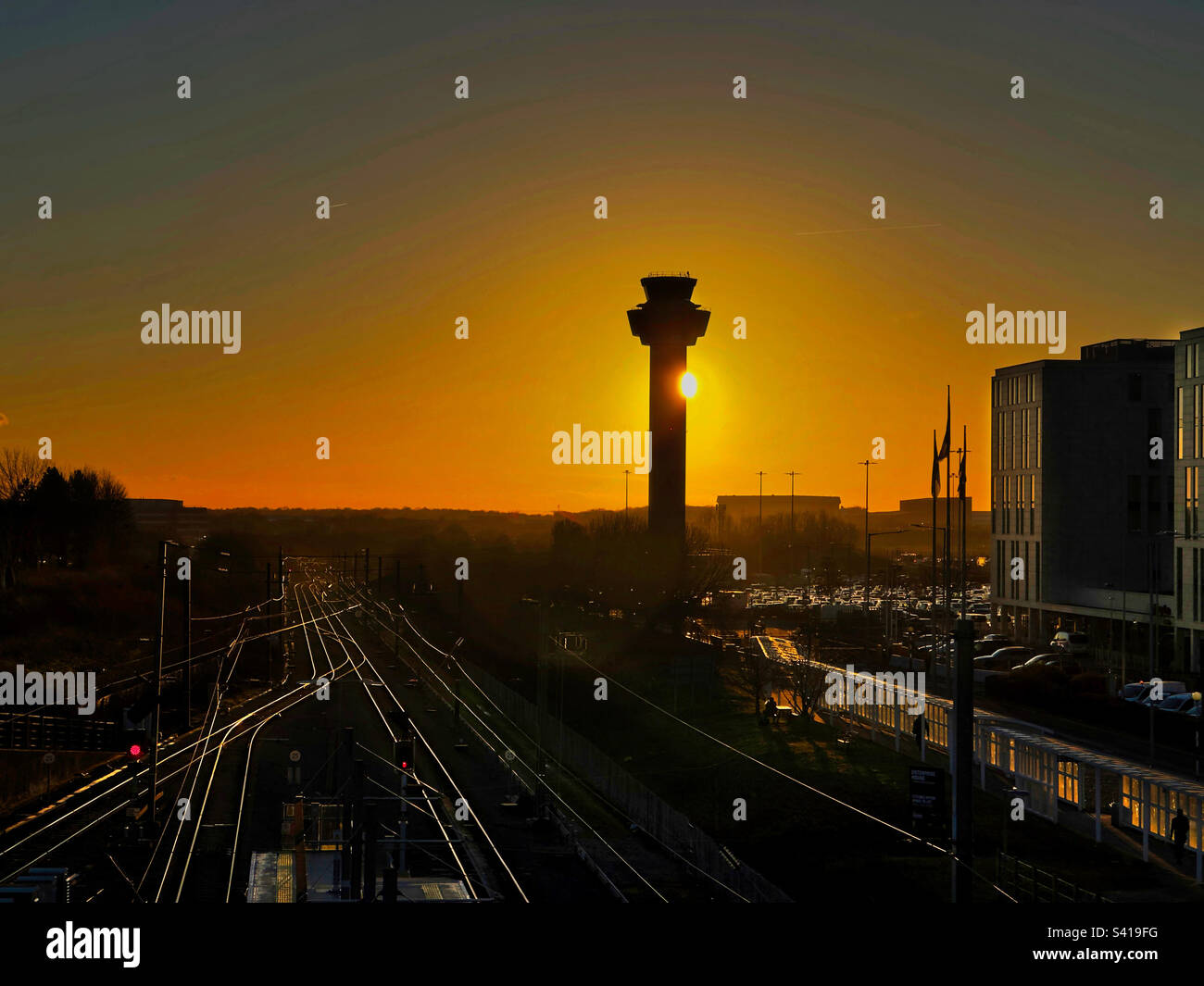 Control tower stansted airport hi-res stock photography and images - Alamy