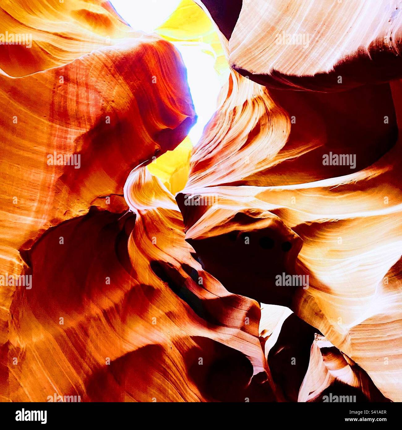 Beautiful cave in Arizona Stock Photo - Alamy