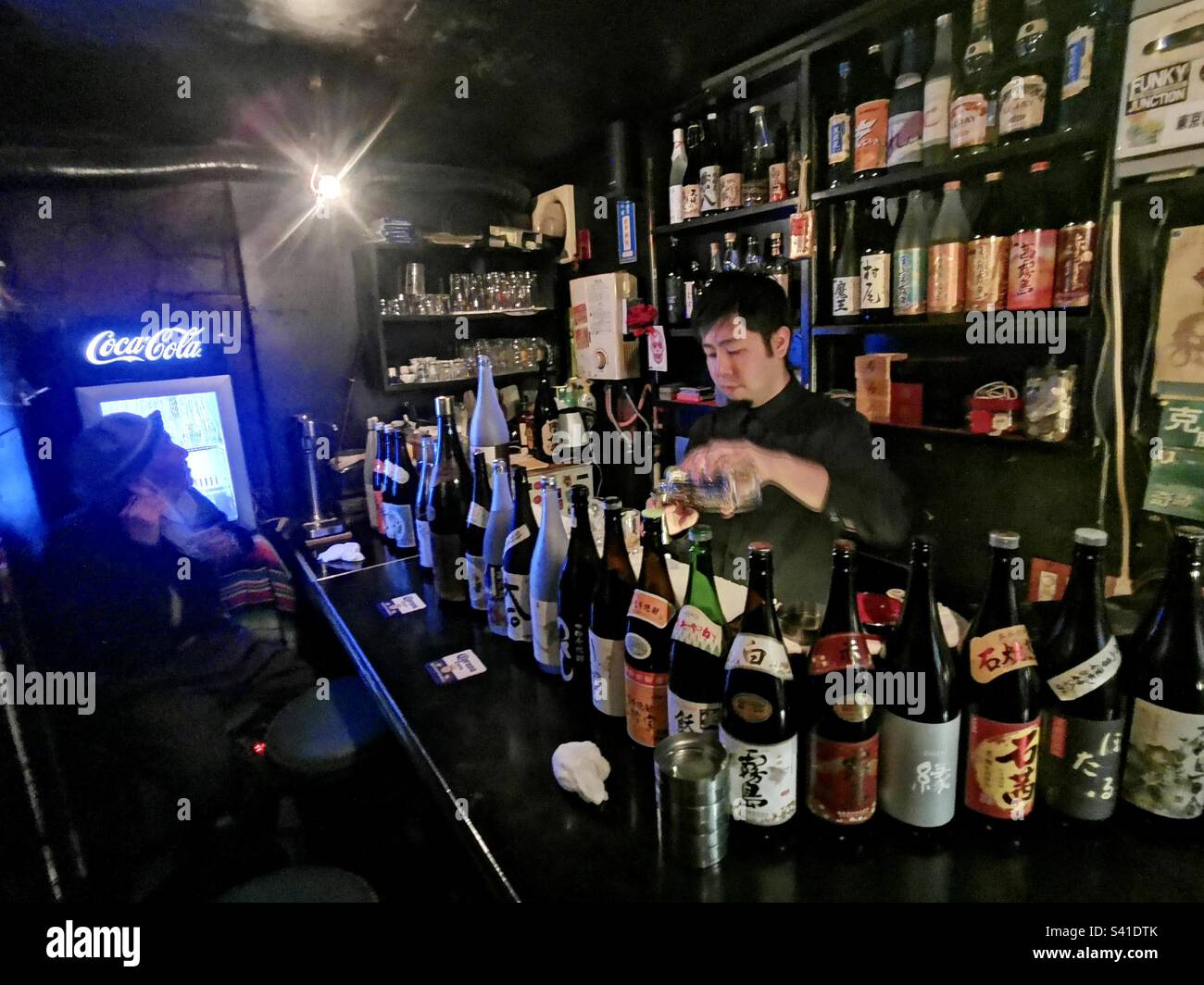 A vibrant bar at the Golden Gai bar area in Kabukicho,Shinjuku, Tokyo ...