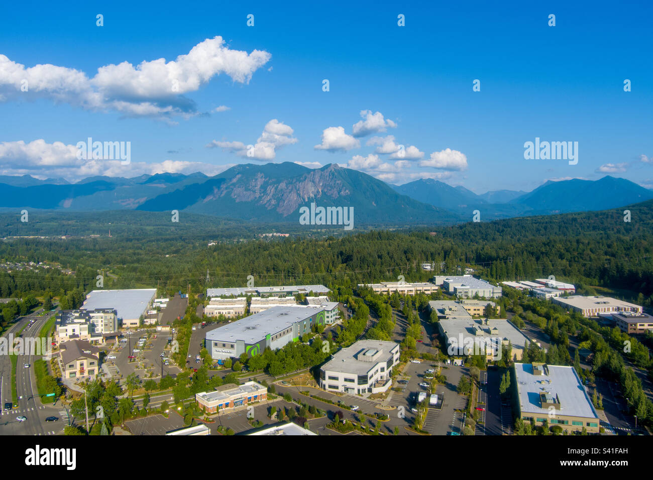 Snoqualmie, Washington in August Stock Photo - Alamy