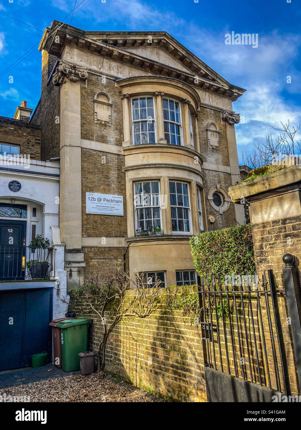 Beautiful Period House in Asylum Road, Peckham Stock Photo - Alamy