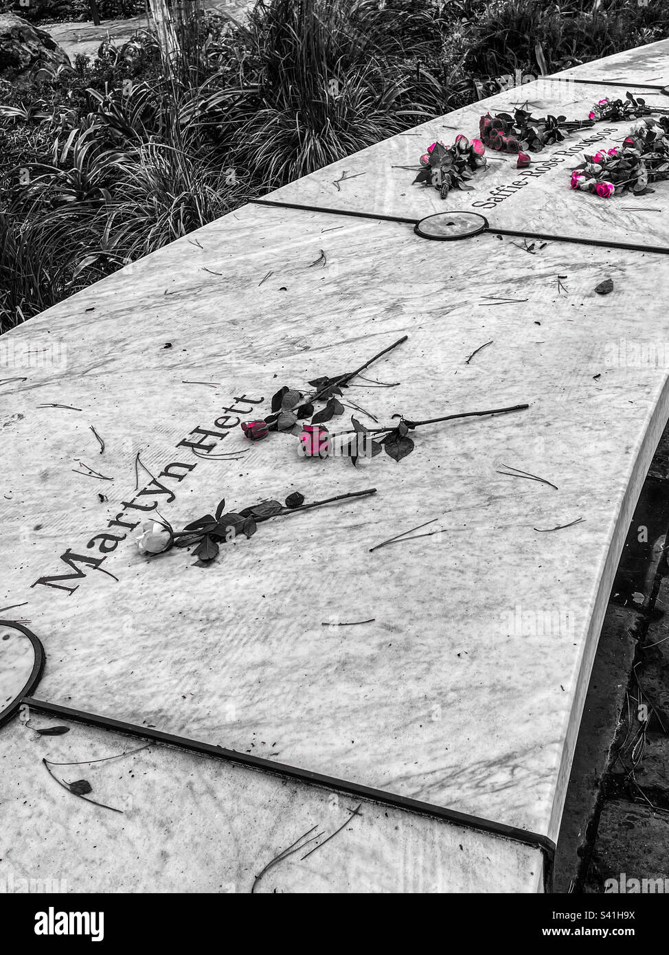 Manchester arena bombing memorial Stock Photo - Alamy