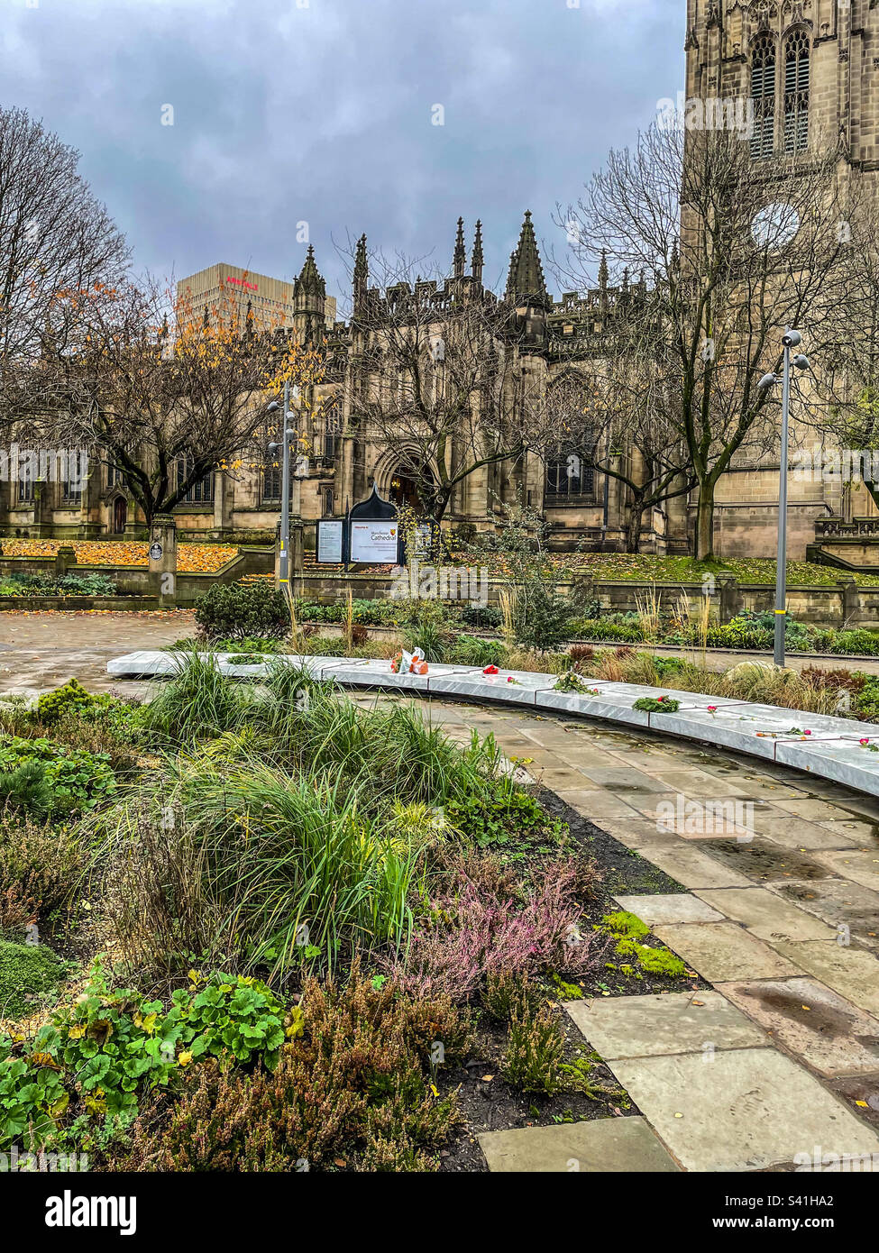 Manchester arena bombing memorial Stock Photo - Alamy
