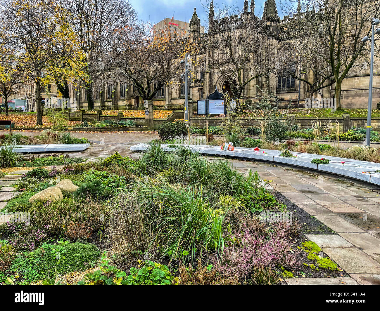 Manchester arena bombing memorial Stock Photo - Alamy